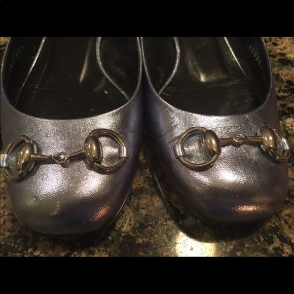 Gucci | Shoes | Gucci Womens Mule Shoes Light Blue Sz 385 | Poshmark